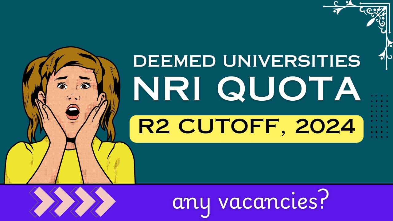 Deemed Universities MBBS NRI Cutoff Round 2 2024 - YouTube