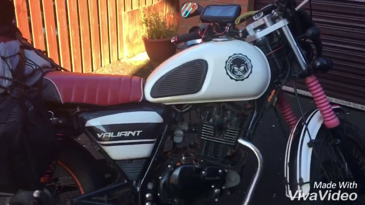 Applecross on a lexmoto valiant 125cc - YouTube
