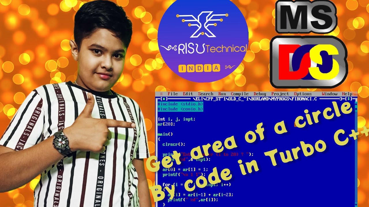 How To Get Area Of A Circle By Turbo C c programing YouTube how-to-get-area-of-a-circle-by-turbo-c-c-programing-youtube