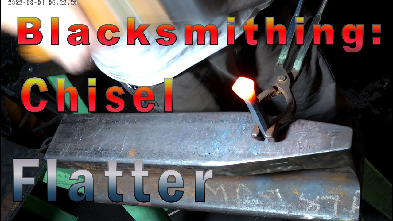 Basic Blacksmithing: Chisel style flatter - YouTube