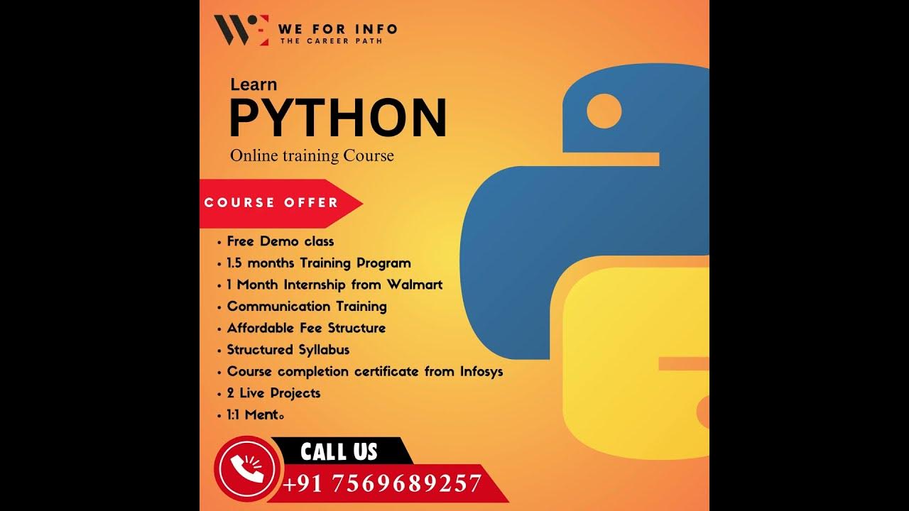 Python New Batch starts Soon #pythonbeginner #pythontutorial #pythonlearning #pythonprojects ...