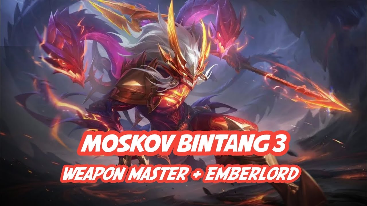 MOSKOV BINTANG 3 WEAPON MASTER!! MAGIC CHESS GOGO - YouTube