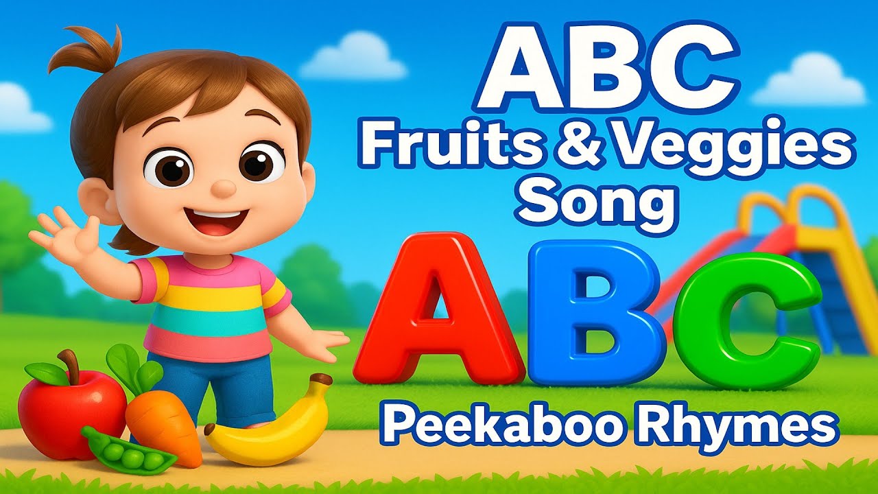 ABC Fruits & Veggies Song for Kids | Learn Alphabet with Fruits ...
