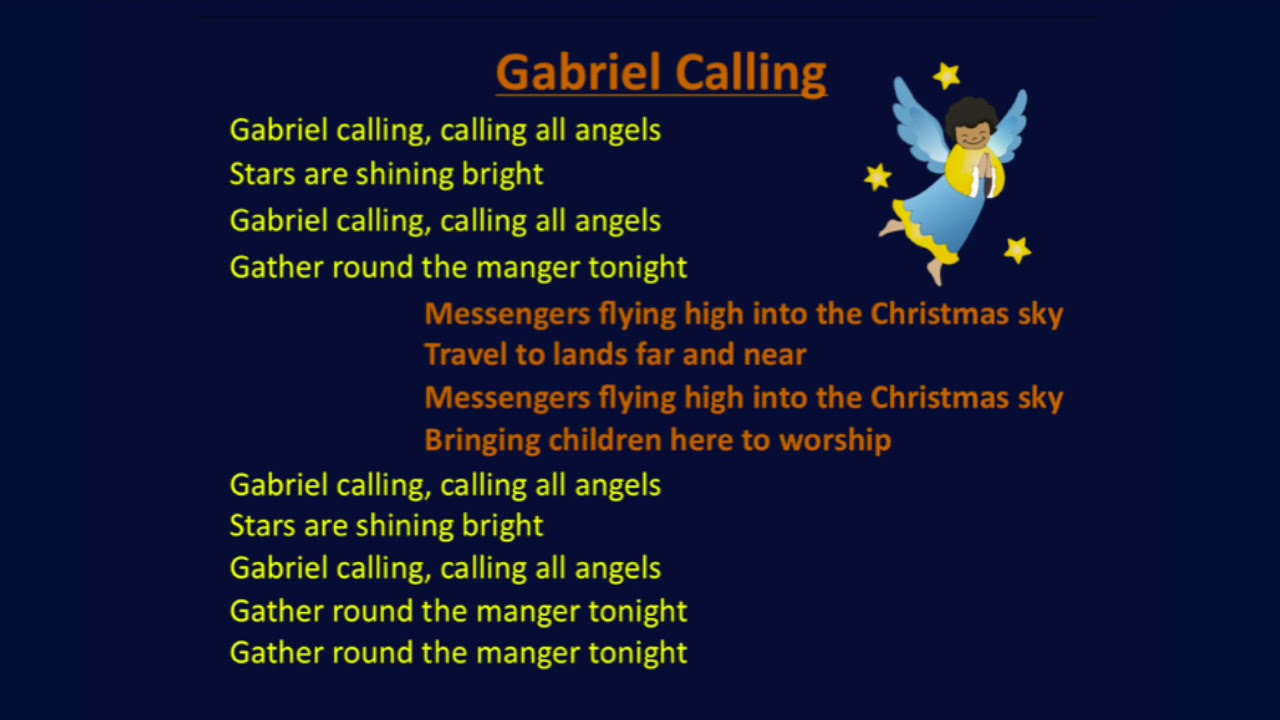 Gabriel Calling - PRACTICE TRACK - YouTube