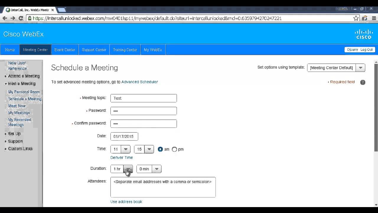How To Schedule A Cisco WebEx Meeting From The WebEx Site YouTube how-to-schedule-a-cisco-webex-meeting-from-the-webex-site-youtube