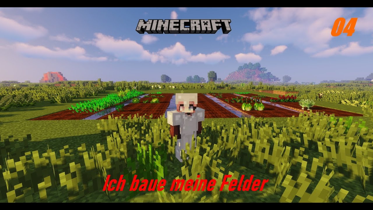 Ich baue meine Felder ( Let's Play Minecraft 04 ) - YouTube