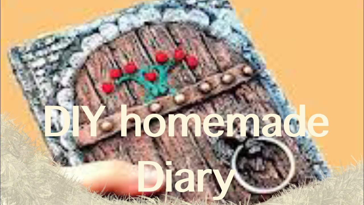 DIY homemade diary 📔 step by step for beginners! Easy and quick anyone ...