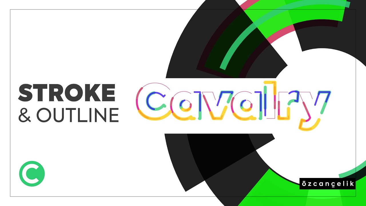 Cavalry App ile Stroke ve Outline Kullanımı - YouTube