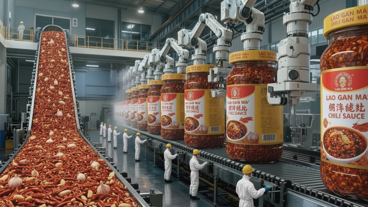 Inside a Modern Lao Gan Ma Factory: From Farm to Spicy Chili Crisp ...