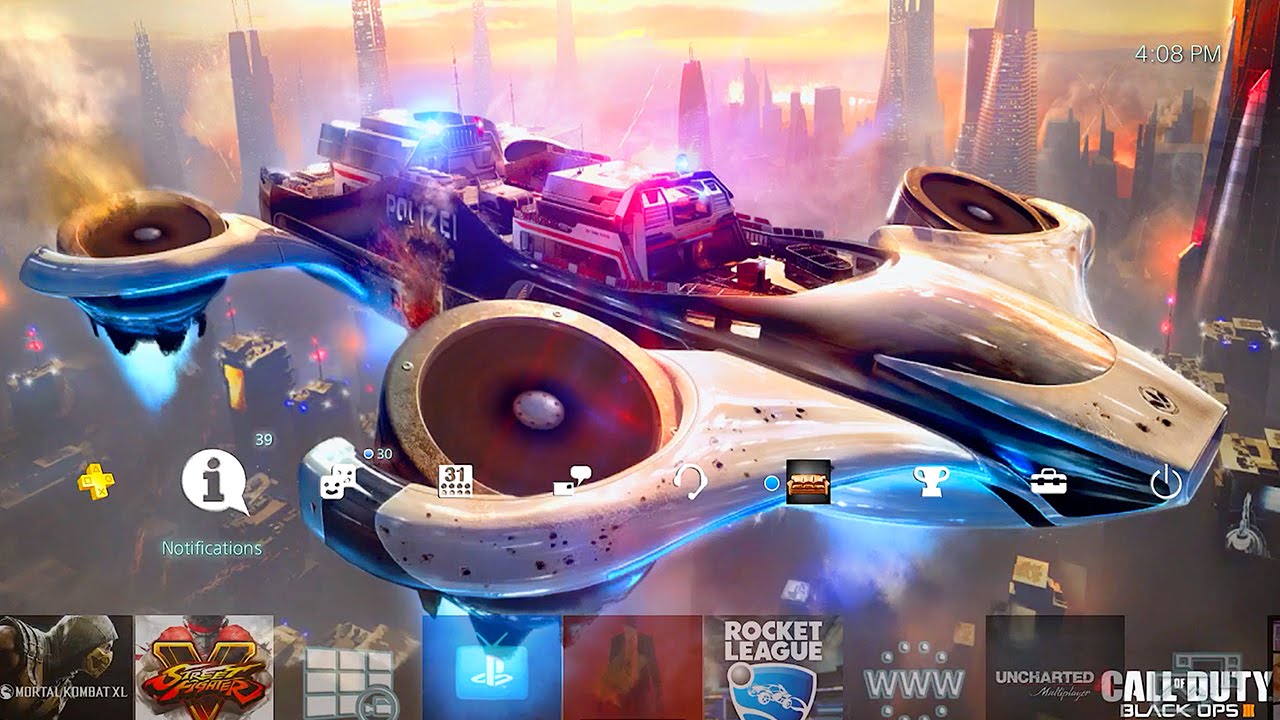 BLACK OPS 3 "SKYJACK" DYNAMIC PS4 THEME! (OVERVIEW & HOW TO DOWNLOAD IT ...