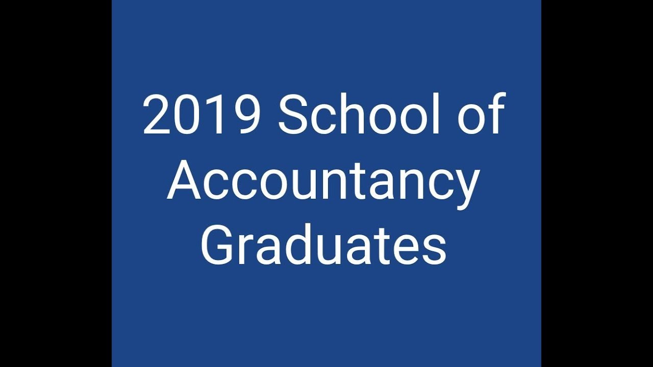 BYU School of Accountancy 2019 Graduates - YouTube