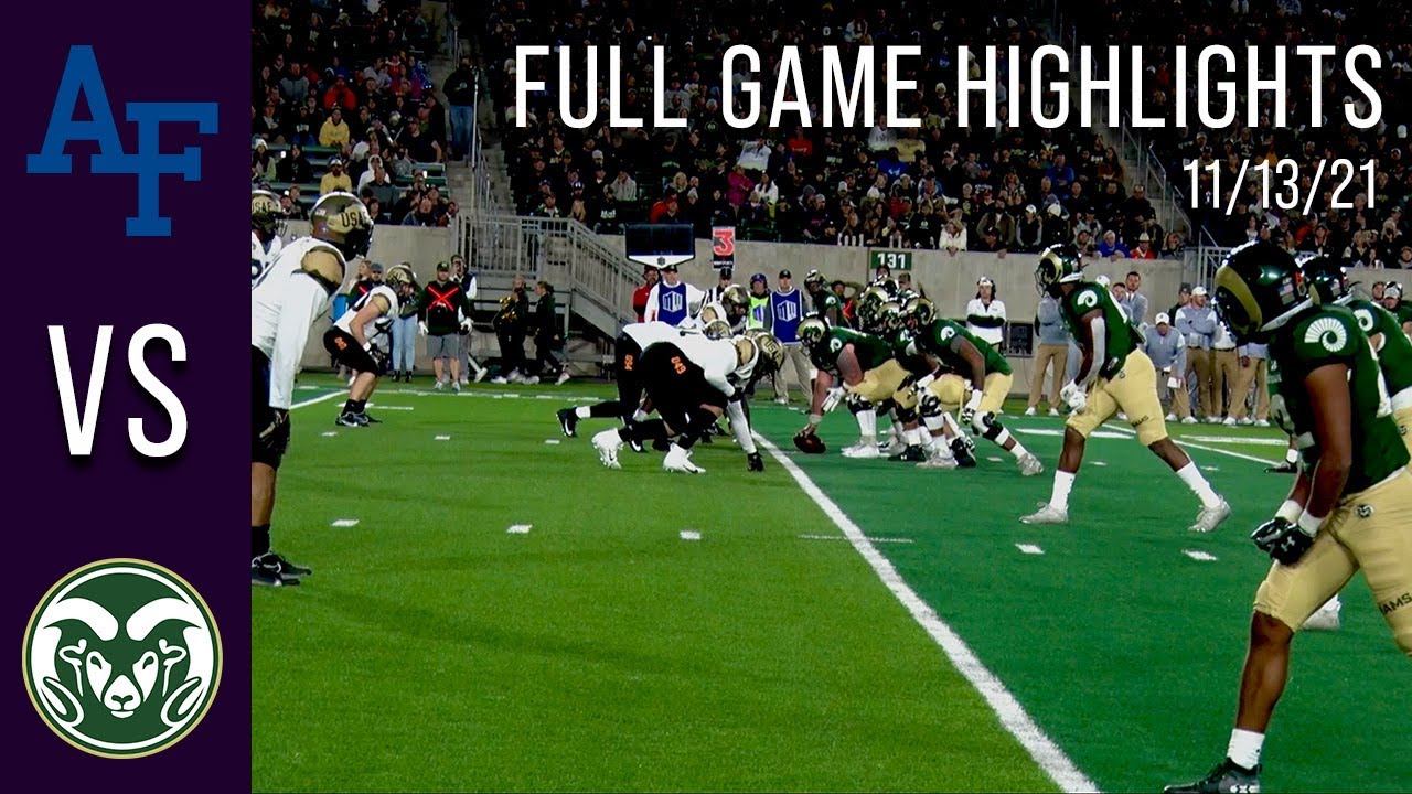 CSU Football vs Air Force | Full Game Highlights and Post Game Recap ...