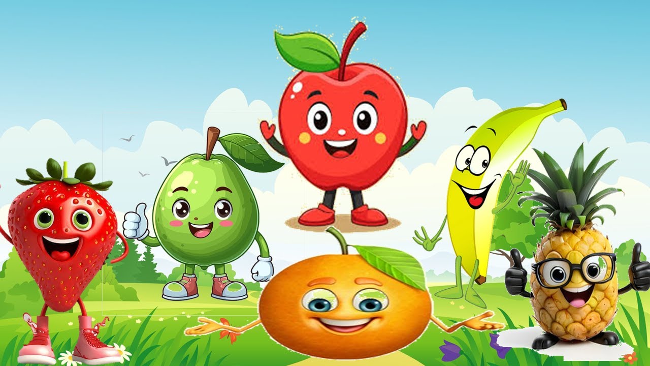 les fruits en s'amusant en françaisنطق وهجاء الفواكه باللغه الفرنسيه ...