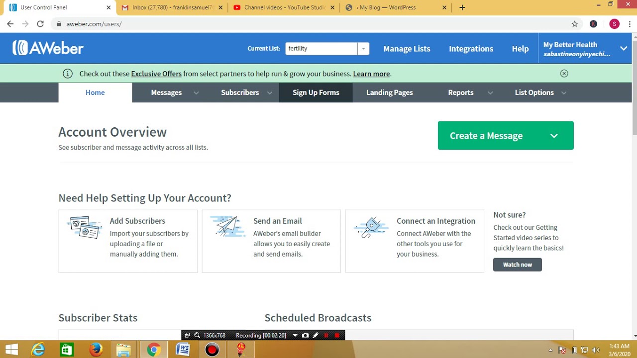 How To Add Subscribers To Aweber YouTube How To Add Subscribers To Aweber YouTube