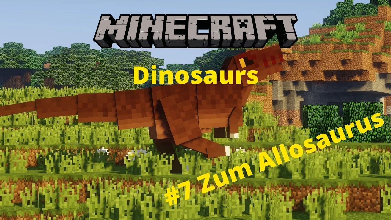 Minecraft Dinosaurs: #7 Zum Allosaurus I FoxFiveHD - YouTube