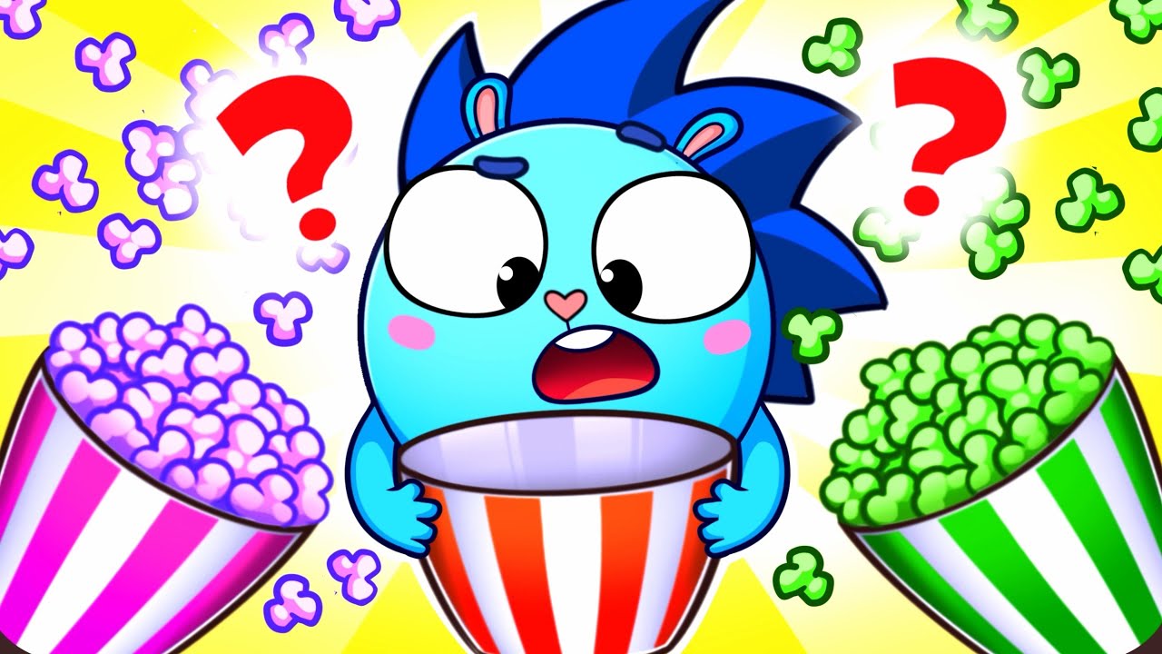 Sharing Is Caring 😋 Sharing Popcorn Song | Funny Kids Songs 😻🐨🐰🦁 And ...