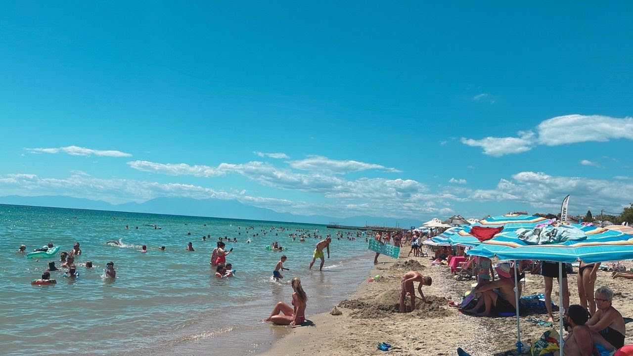 Sunetul marii - Relaxare cu valurile marii si oameni pe plaja - YouTube