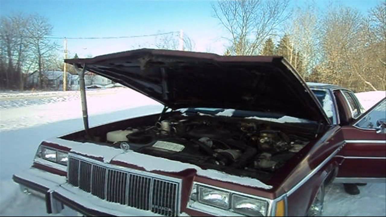 New Years Day Cold Start #1 - 1983 Buick Electra Park Avenue 307 Engine ...