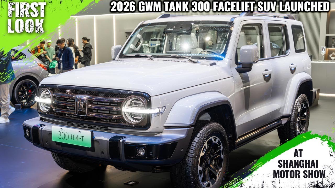 2026 GWM Tank 300 Facelift Launched At Auto Shanghai 2025 - Full ...