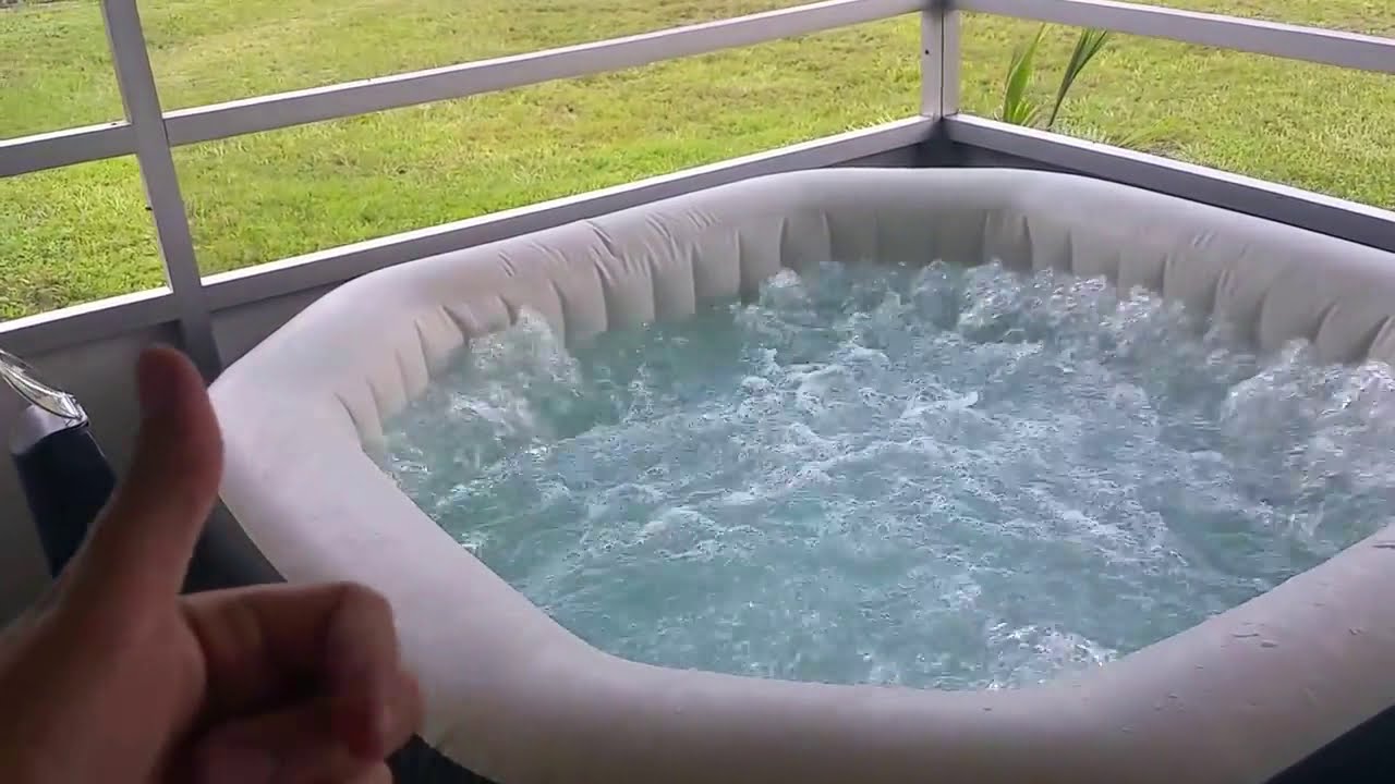 Intex Pure Spa Bubble Jet Whirlpool 28454 - YouTube