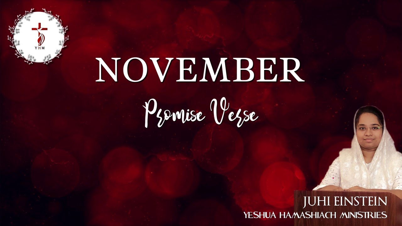 PROMISE VERSE FOR NOVEMBER '24 | YHM - YouTube