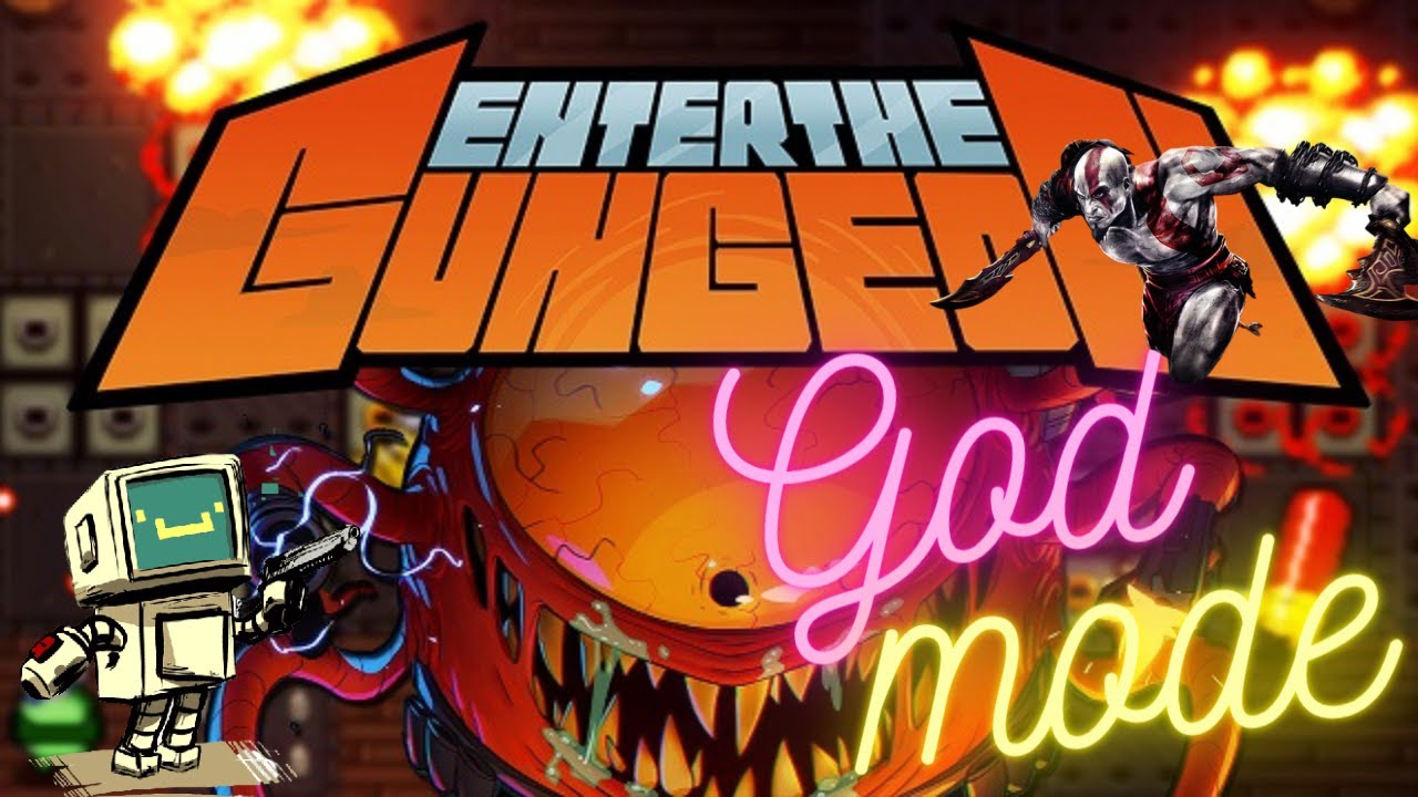 Enter the Gungeon PS4 GOD MODE - YouTube