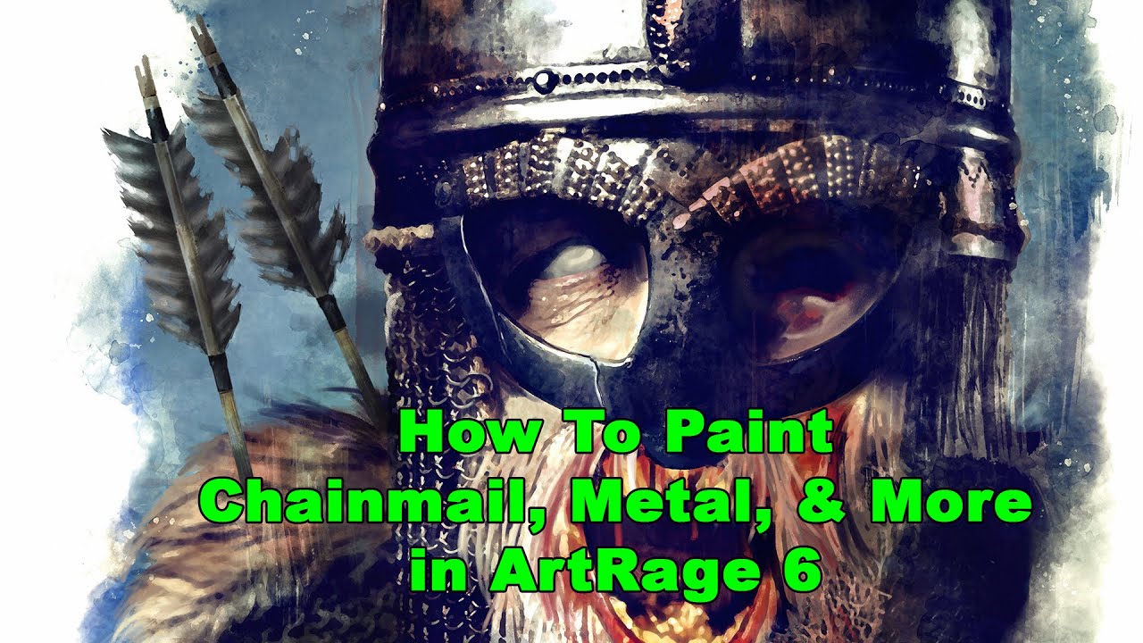 Painting Chainmail, Metal, Grunge Backgrounds & More in ArtR - YouTube