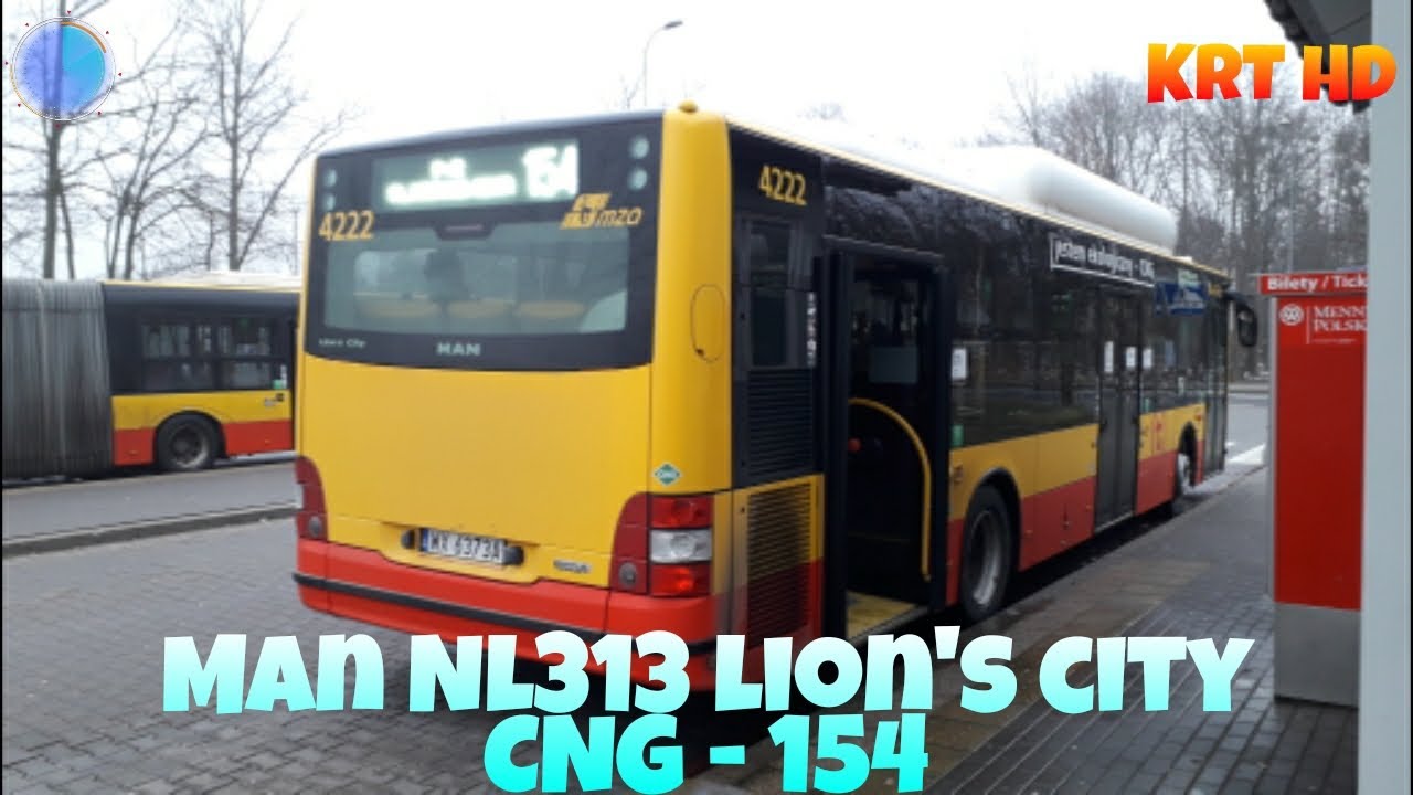 Man NL313 Lion' s city CNG - 154 | KrT - YouTube