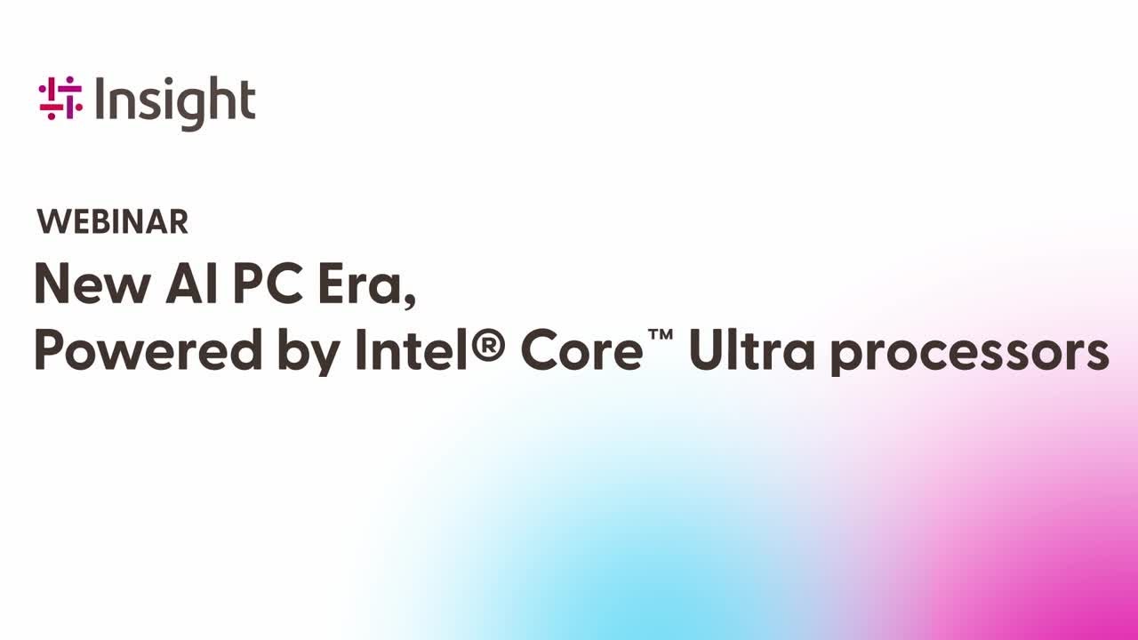 New AI PC Era, Powered by Intel Core Ultra Processors - YouTube