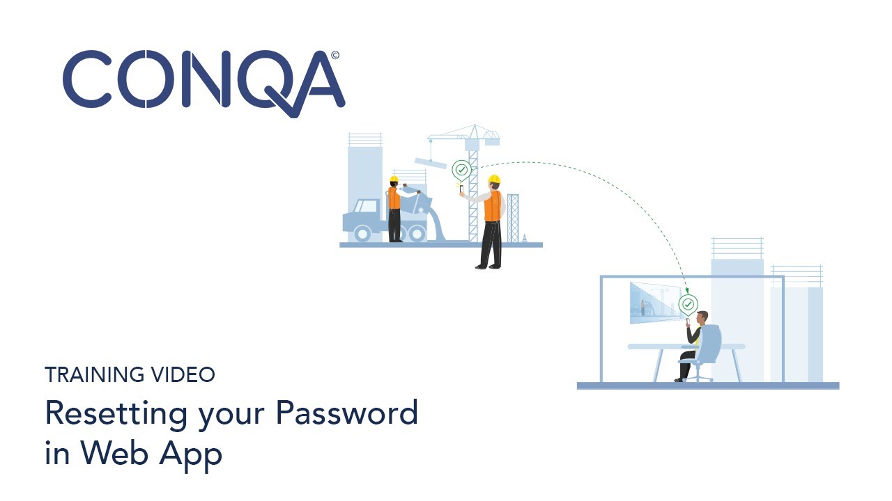 Password Reset in CONQA Web App - YouTube
