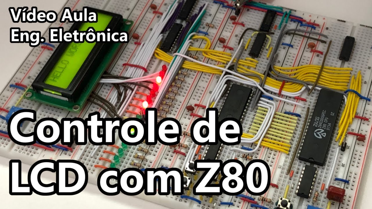 DISPLAY LCD COM Z80 | Vídeo Aula #319 - YouTube