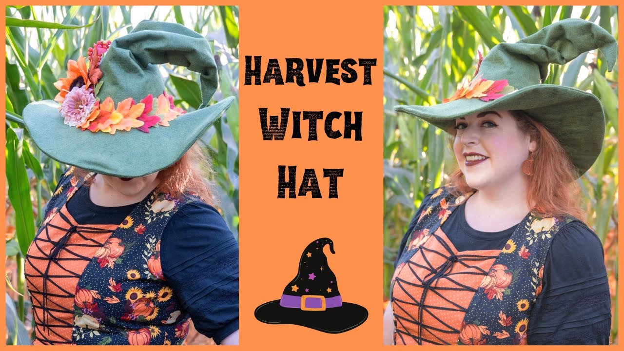 I Made a Cottagecore Witch Hat! - YouTube