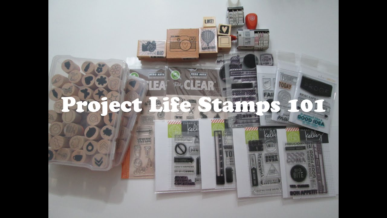 Project Life Stamps|101 - YouTube