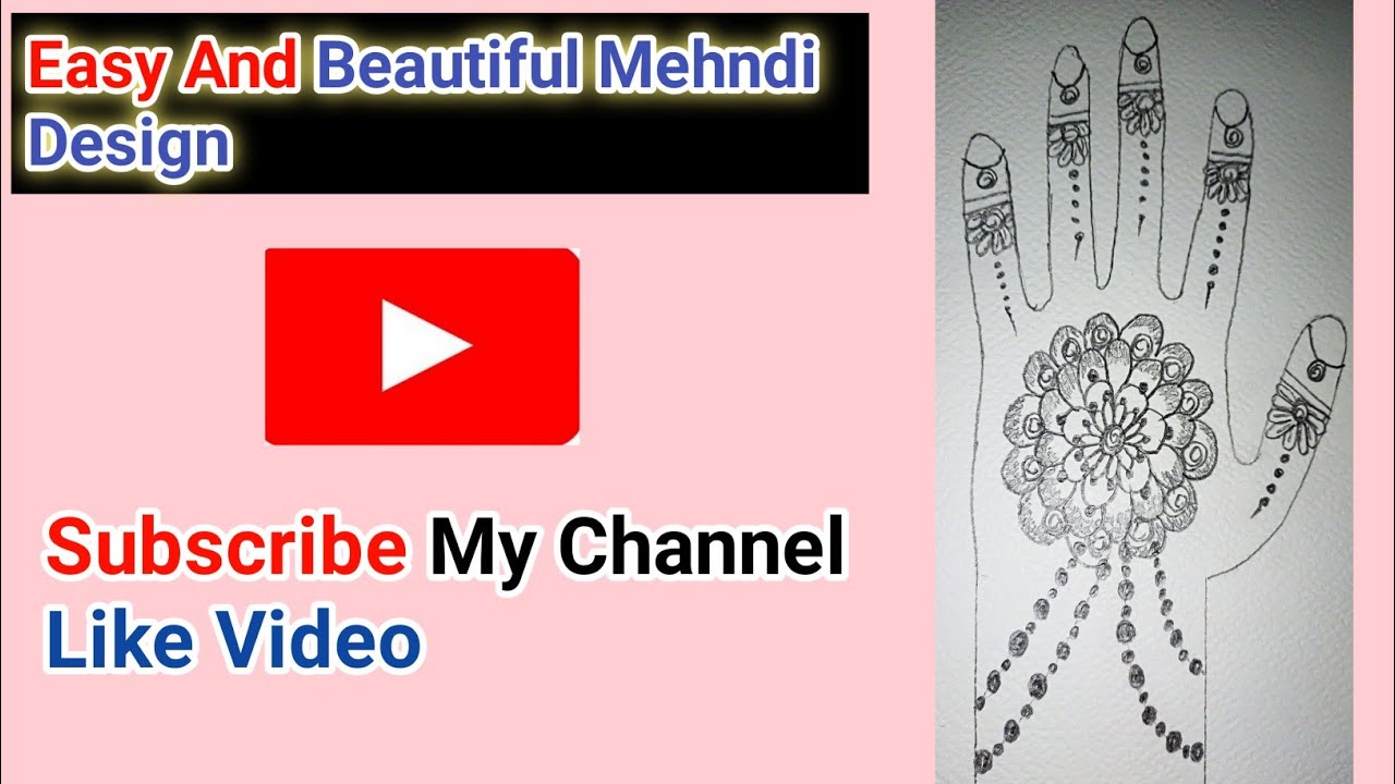 New Mehndi Design For Back Hand || New Mehndi Design 2022 || Viral ...