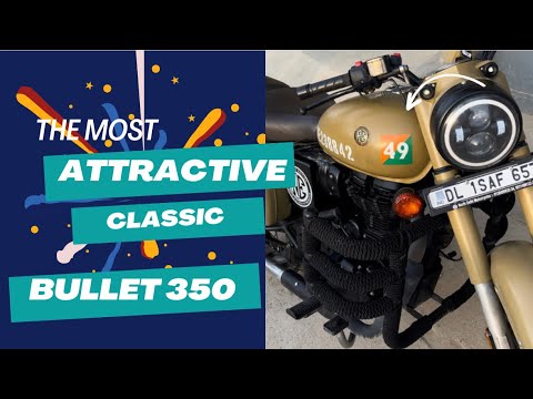 The Most Attractive Bullet 350 Classic In Rohini Delhi 🏍️ - YouTube