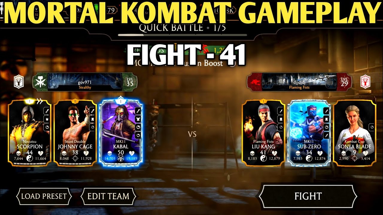 Mortal Kombat Mobile Gameplay || MK Mobile || Faction War || Fight - 41 ...