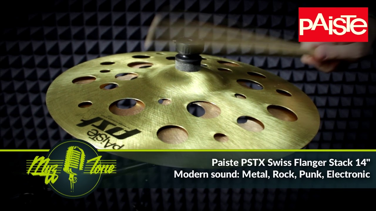 Paiste PST X Swiss Flanger Stack 14" - YouTube