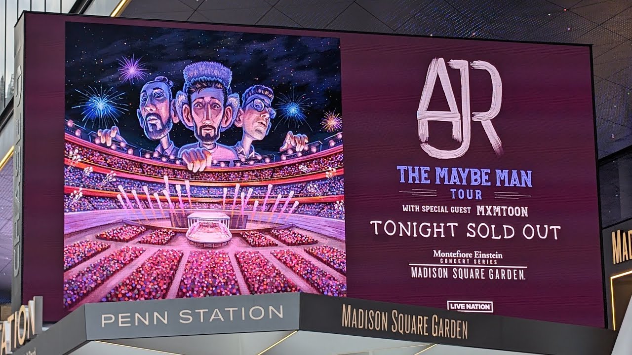AJR - Maybe Man Tour Full Intro & Sober Up [Live] @ Madison Square ...