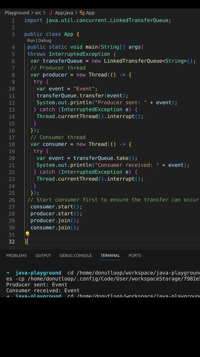 Java Concurrency : Implementing Producer-Consumer Patterns with TransferQueue in Java - YouTube