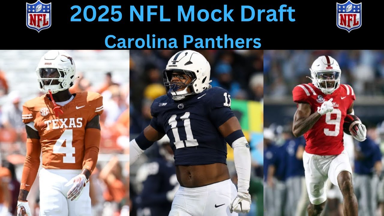 2025 7 Round Carolina Panthers Mock Draft - YouTube