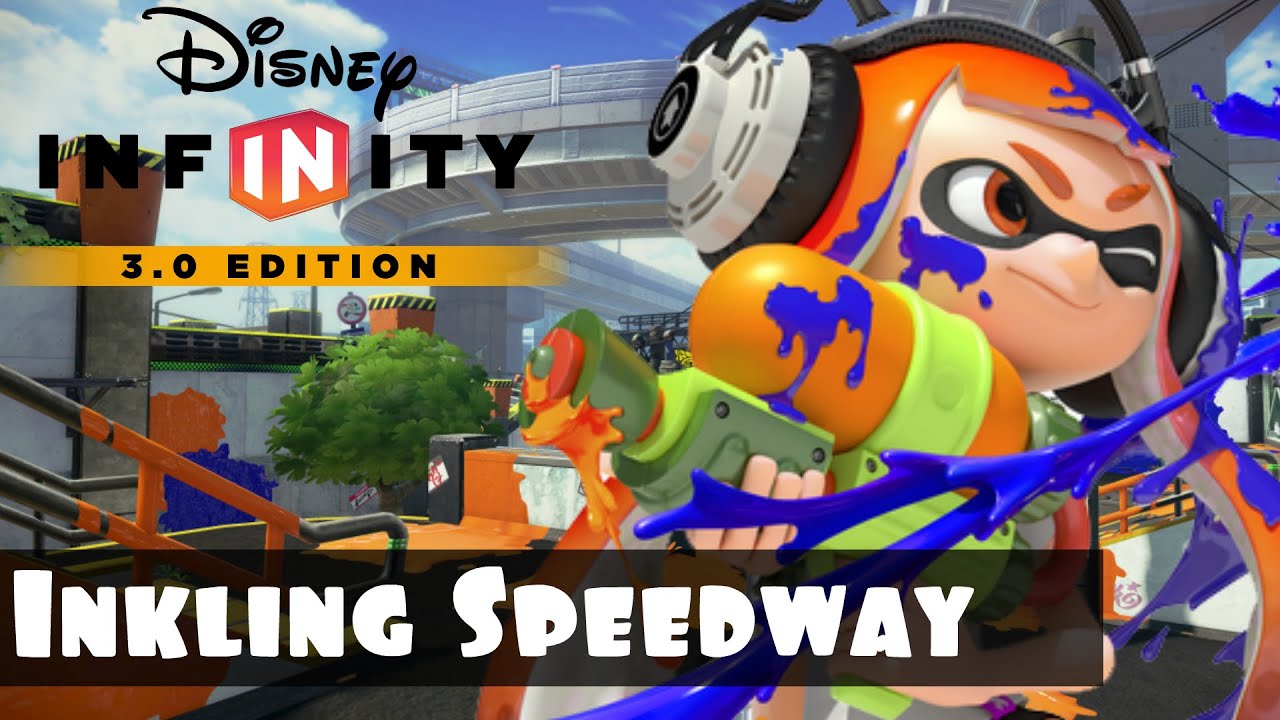 Inkling Speedway - SPLATOON-BASED Racetrack - Disney Infinity 3.0 - YouTube