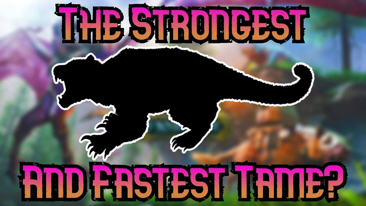 The Top 10 Strongest And Fastest Ark Tames! - YouTube