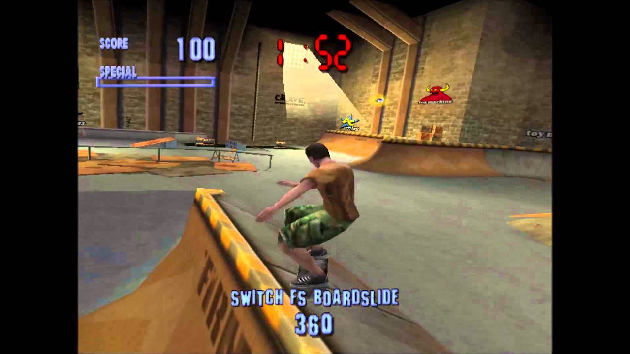 Tony Hawk Pro Skater Sega Dreamcast New Video 60FPS - YouTube