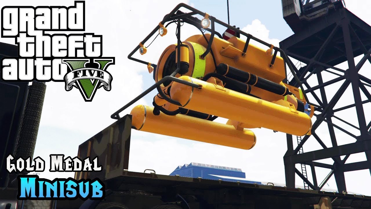 GTA 5 - Mission #30 - Minisub [100% Gold Medal Walkthrough] - YouTube