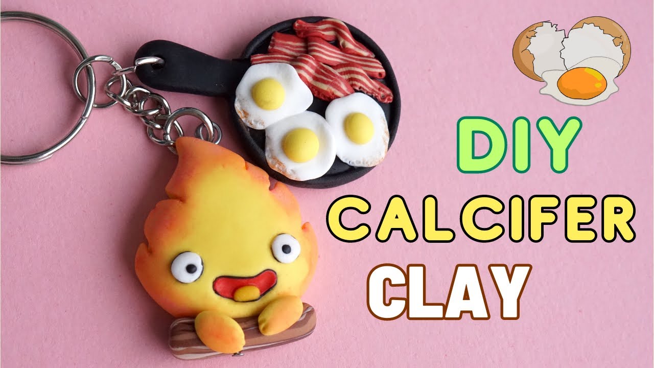 Tutorial CALCIFER in Fimo - Il castello errante di Howl - YouTube