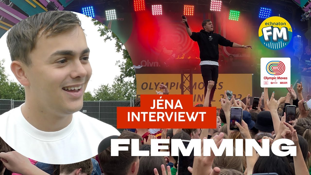 Jéna interviewt FLEMMING op Olympic Moves The School Final 2022 - YouTube