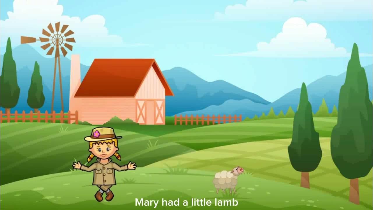 Marry Had a Little Lamb Poem Nursery rhyme - YouTube