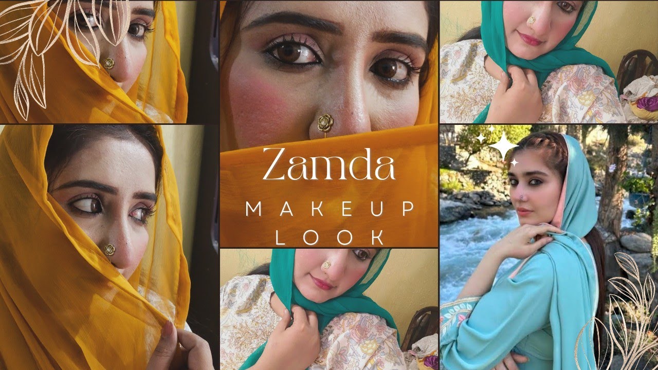 Zamda makeup look from khai/Simple and beautiful - YouTube
