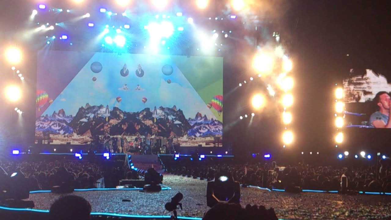 Coldplay Argentina 2016 - Colour Spectrum & A sky full of stars - YouTube