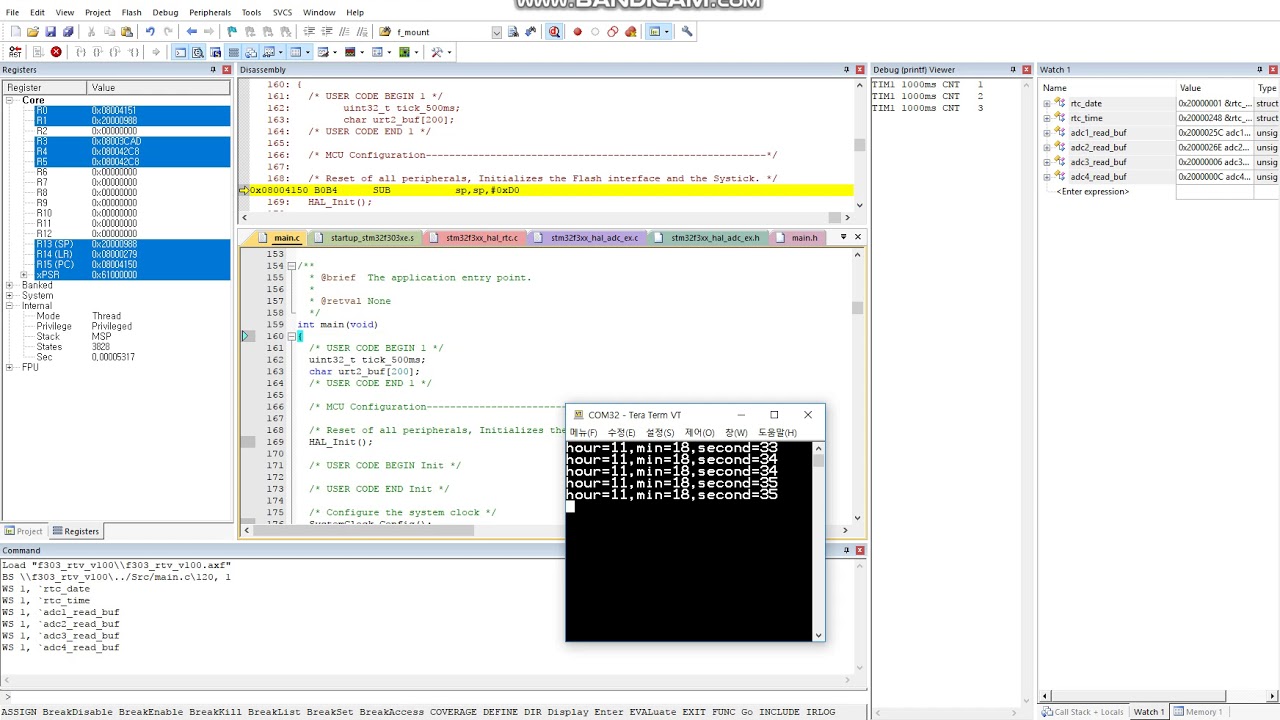 stm32f303 Nucleo board ADC DMA with TIM1 Trigger - YouTube